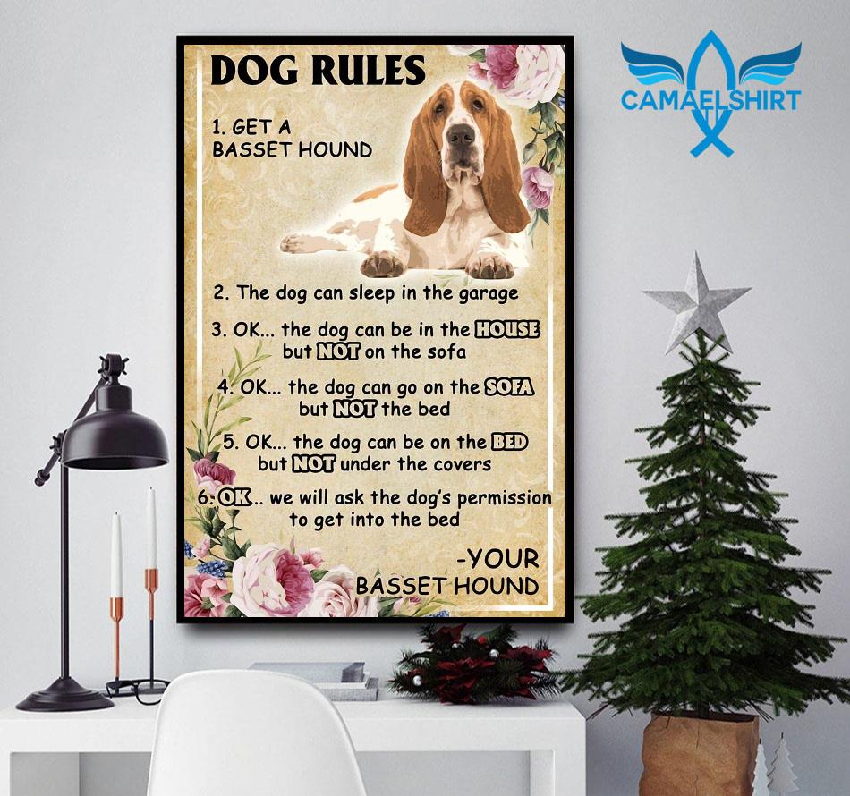 Dog Rules Canvas