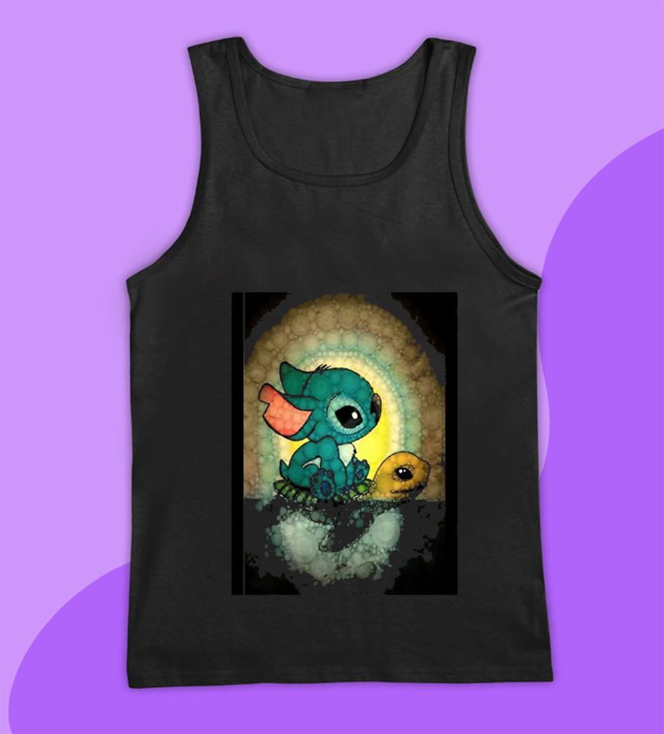 Lilo and Stitch Turtle t-shirt - Camaelshirt Trending Tees