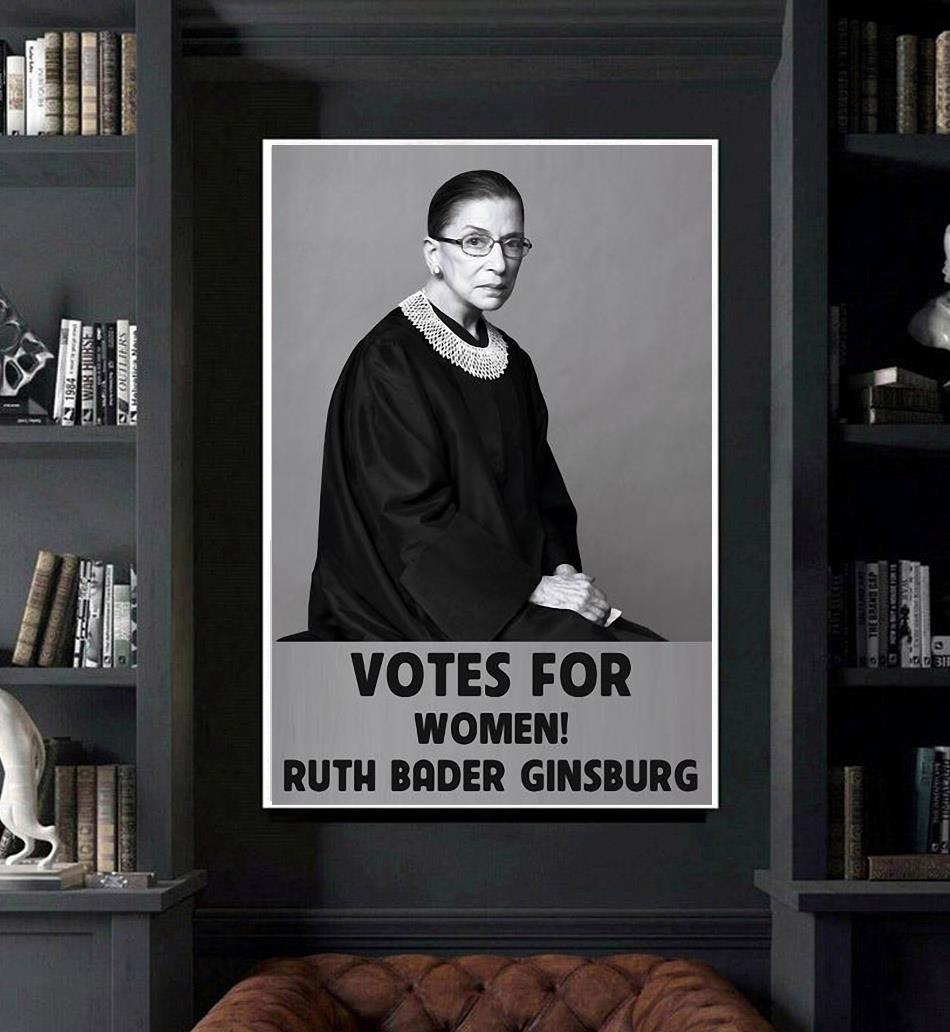 Ruth Bader Ginsburg 1933-2020 votes for women poster poster ...